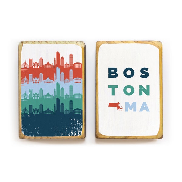 Boston Skyline - Etsy