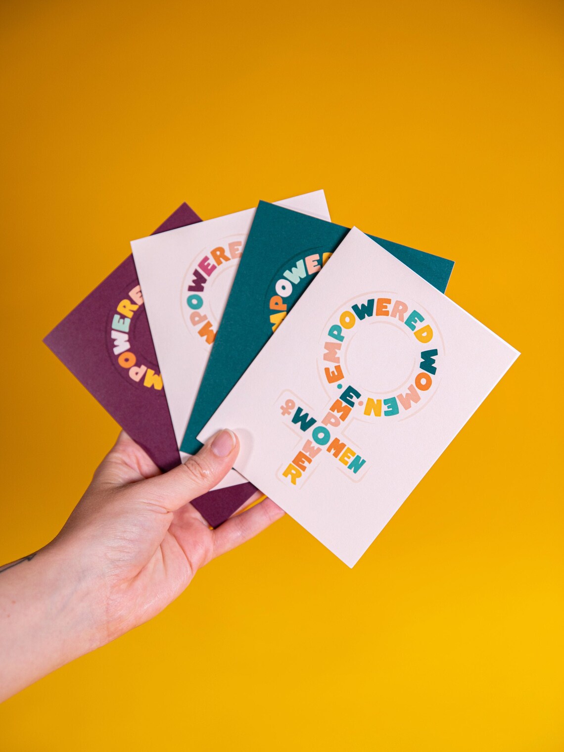 Empowered Women Note Card Stationery Set - Etsy