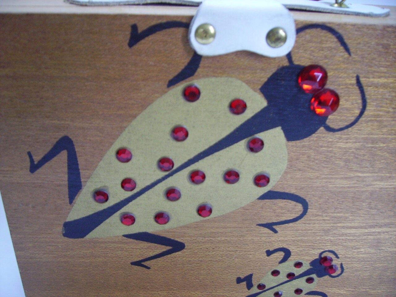 Cutest Vintage Jeweled Lady Bugs Box Purse by Towne and - Etsy