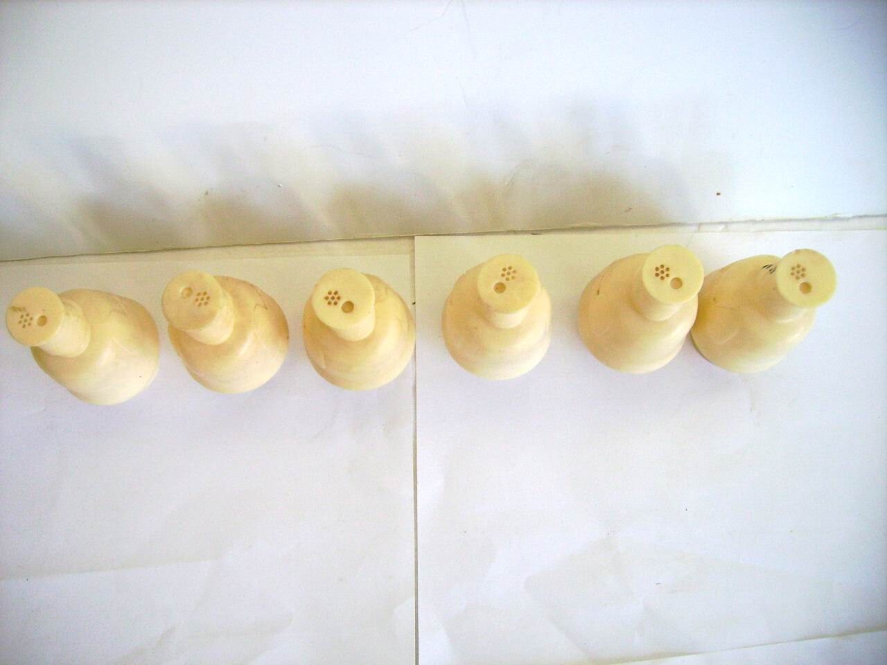Vintage 1950's Figural Chef Spice Jars Set of 6/vintage Kitchen Spice ...