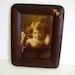 Antique cupid Awake Print in Original Antique Frame With Hearts and ...