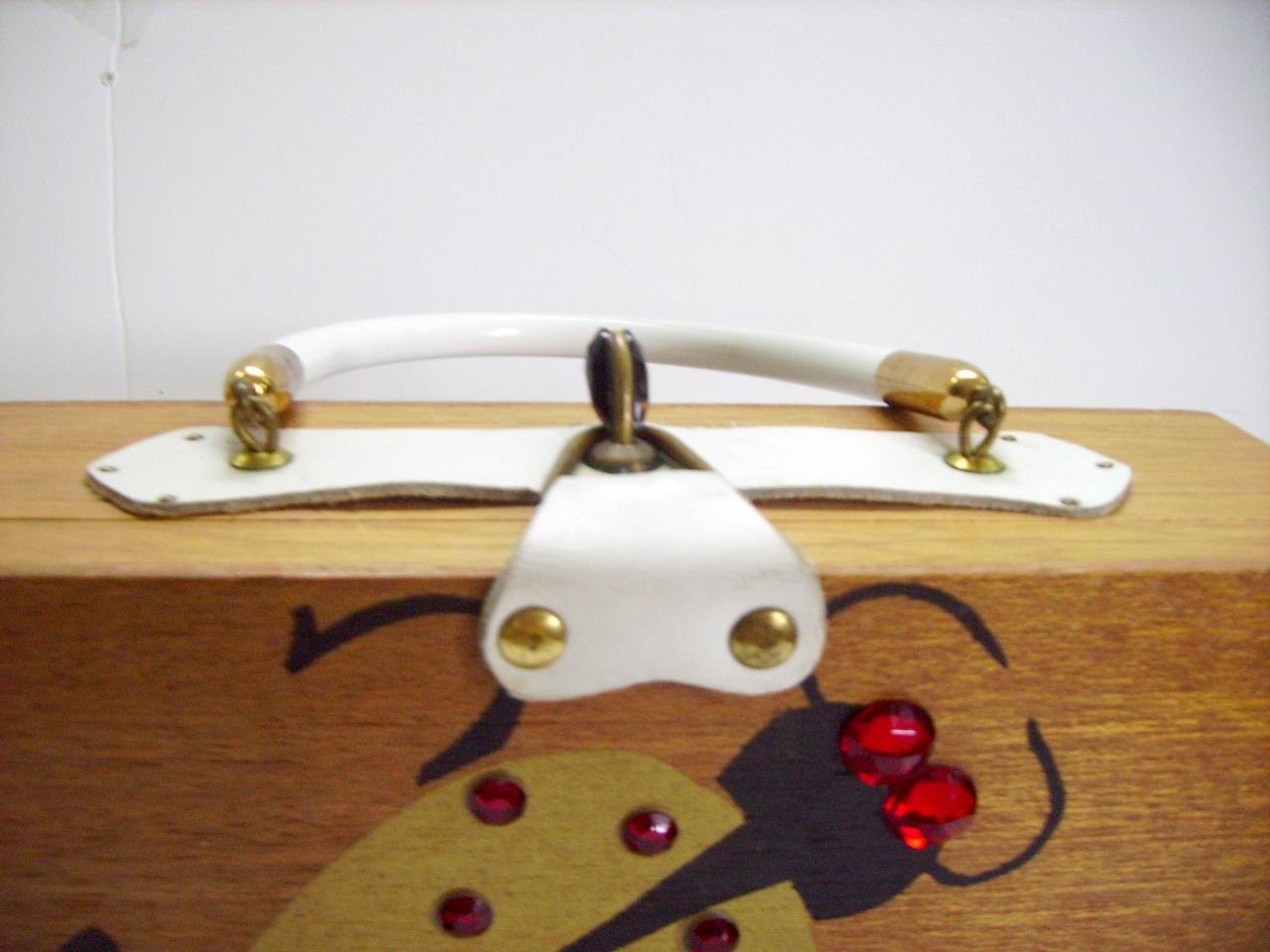 Cutest Vintage Jeweled Lady Bugs Box Purse by Towne and - Etsy