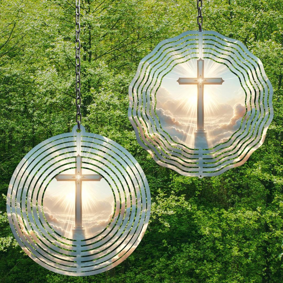 Heaven Cross Wind Spinner Wind Spinner Png Wind Spinner Sublimation ...