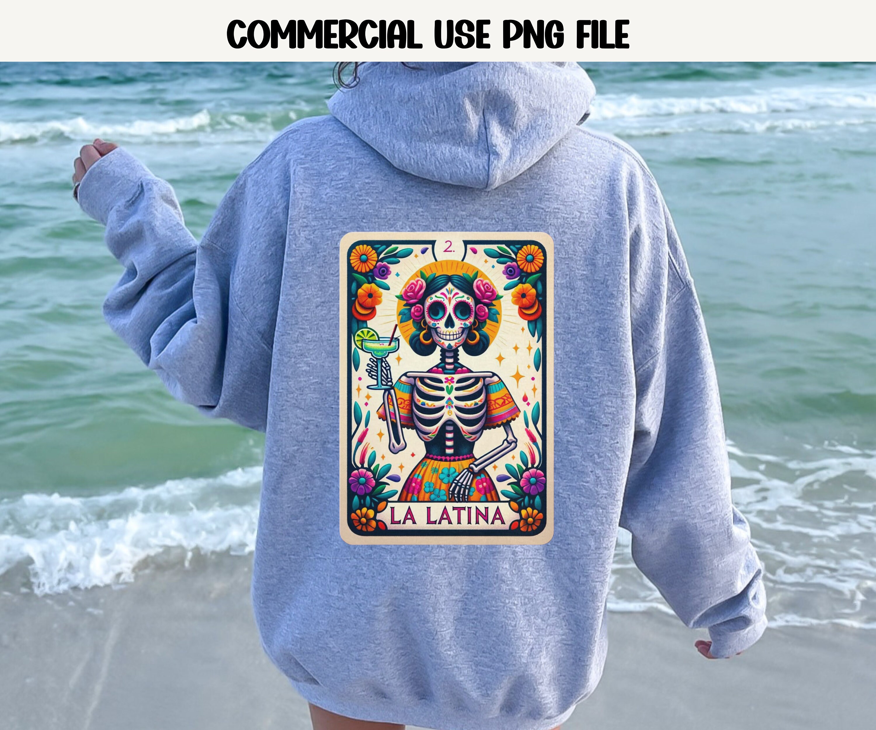 La Latina Tarot Card PNG Funny Tarot Card PNG Skeleton Sublimation ...