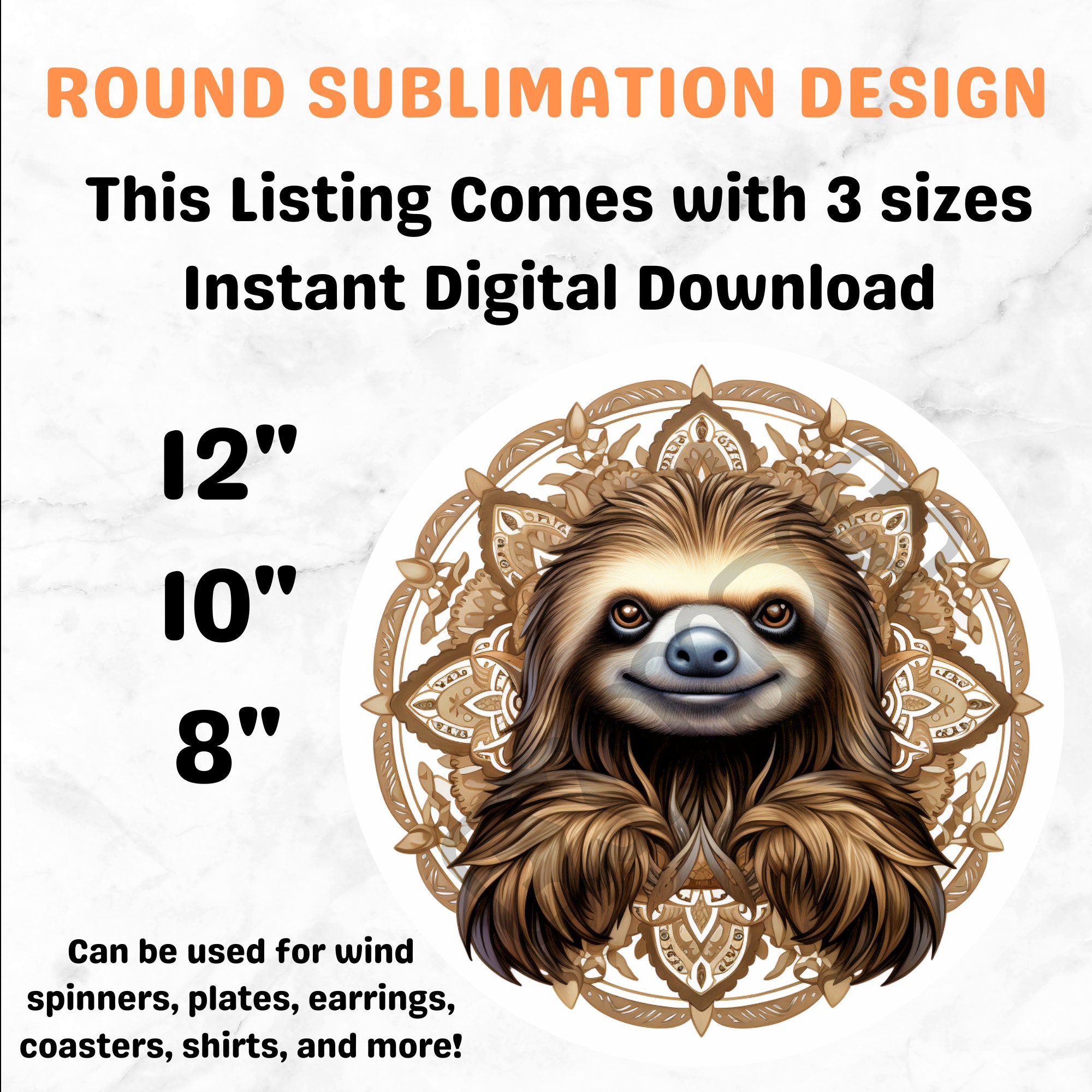 Sloth Wind Spinner Wind Spinner Png Wind Spinner Sublimation - Etsy