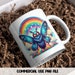 Mothman Png Cute Rainbow Mothman Png Instant Digital Download ...