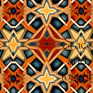 Moroccan Rug Digital Paper Seamless Arabesque Textures Instant Digital ...