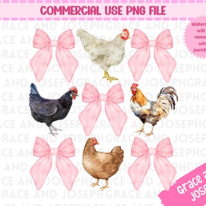 Coquette Chicken PNG Chicken Mama PNG Coquette Shirt Digital Download ...