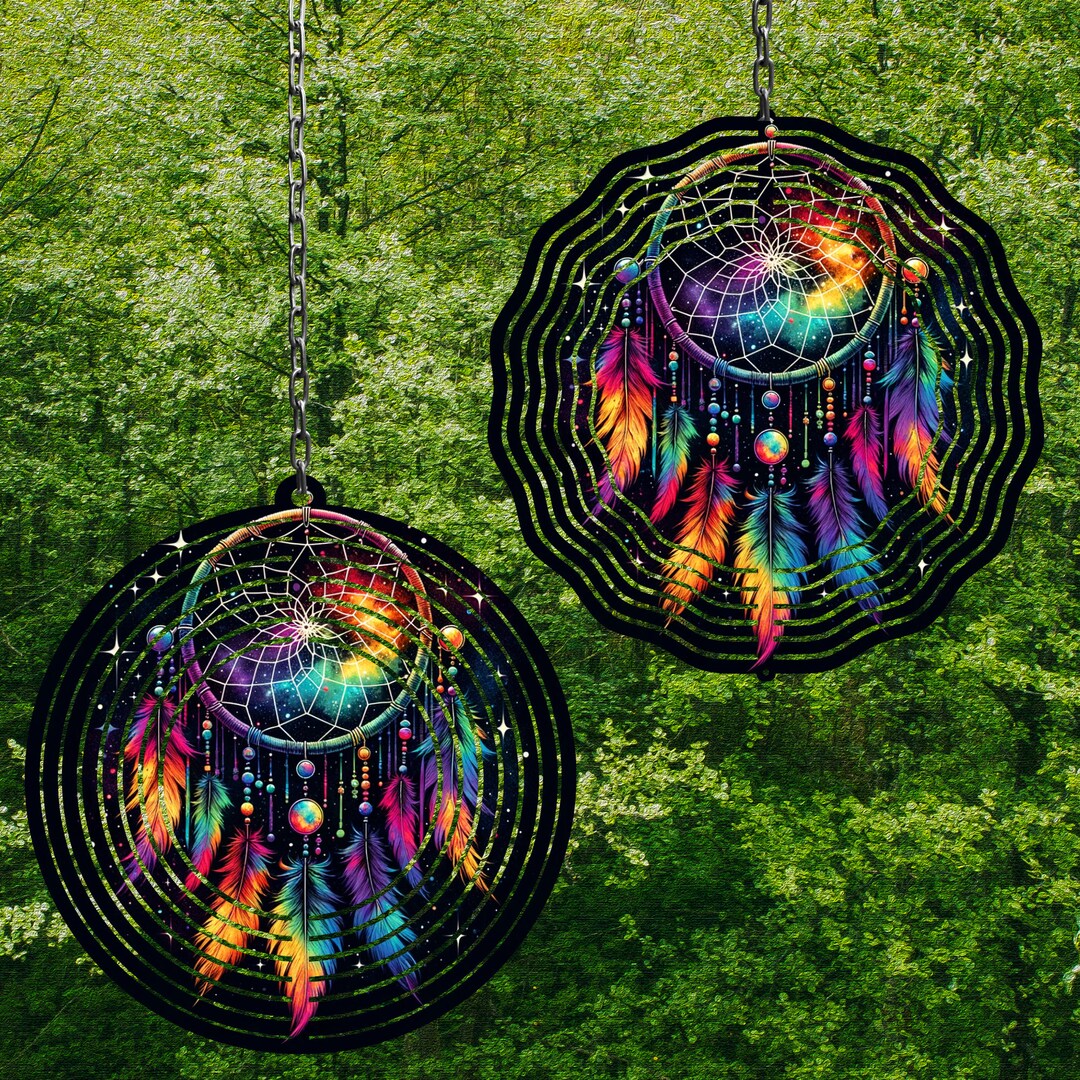 Rainbow Dream Catcher Wind Spinner Wind Spinner Png Wind Spinner ...