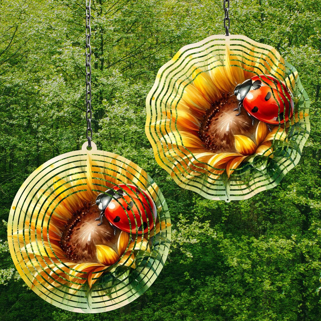 Ladybug Wind Spinner Wind Spinner Png Wind Spinner Sublimation Designs ...