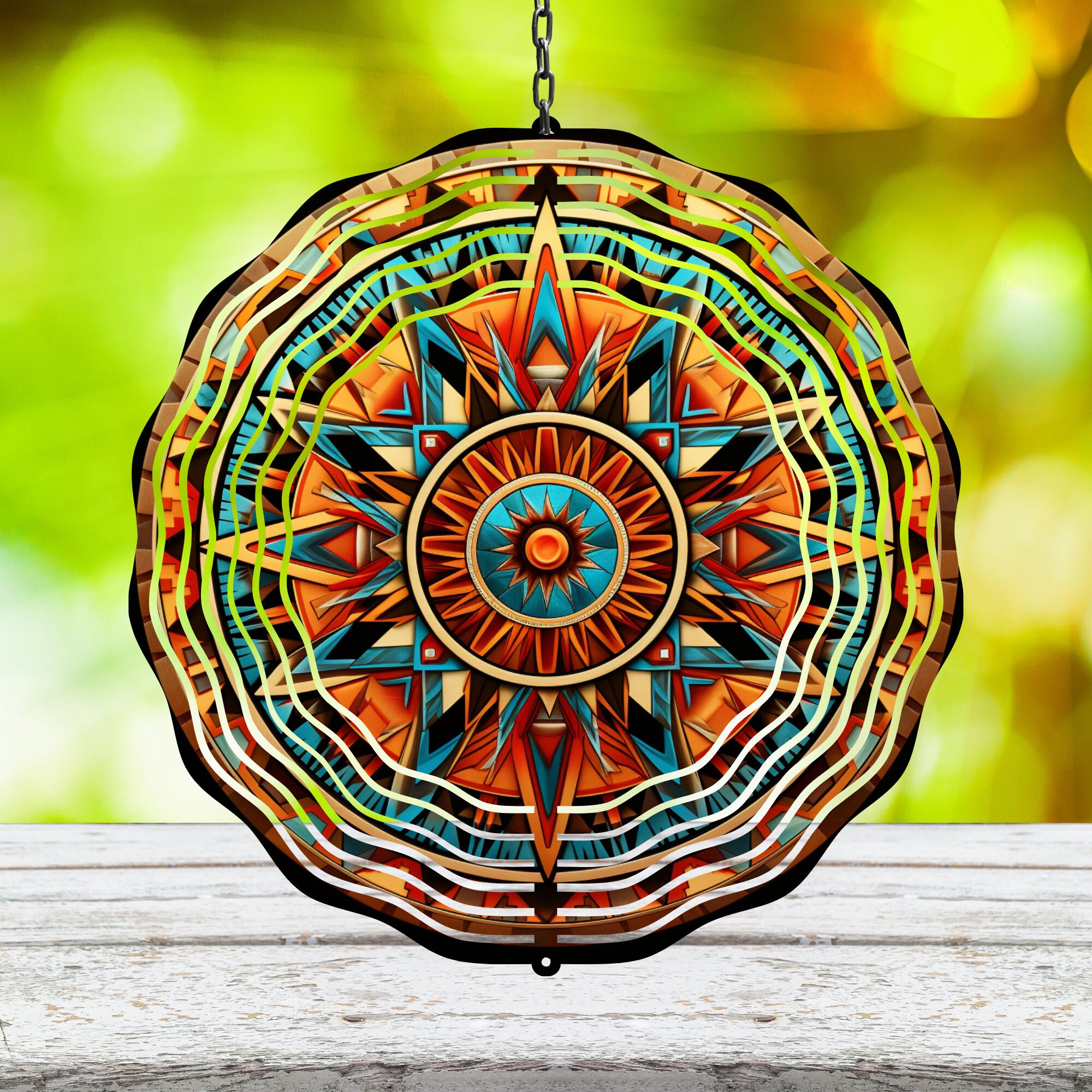 Southwest Wind Spinner Wind Spinner Png Wind Spinner Sublimation ...