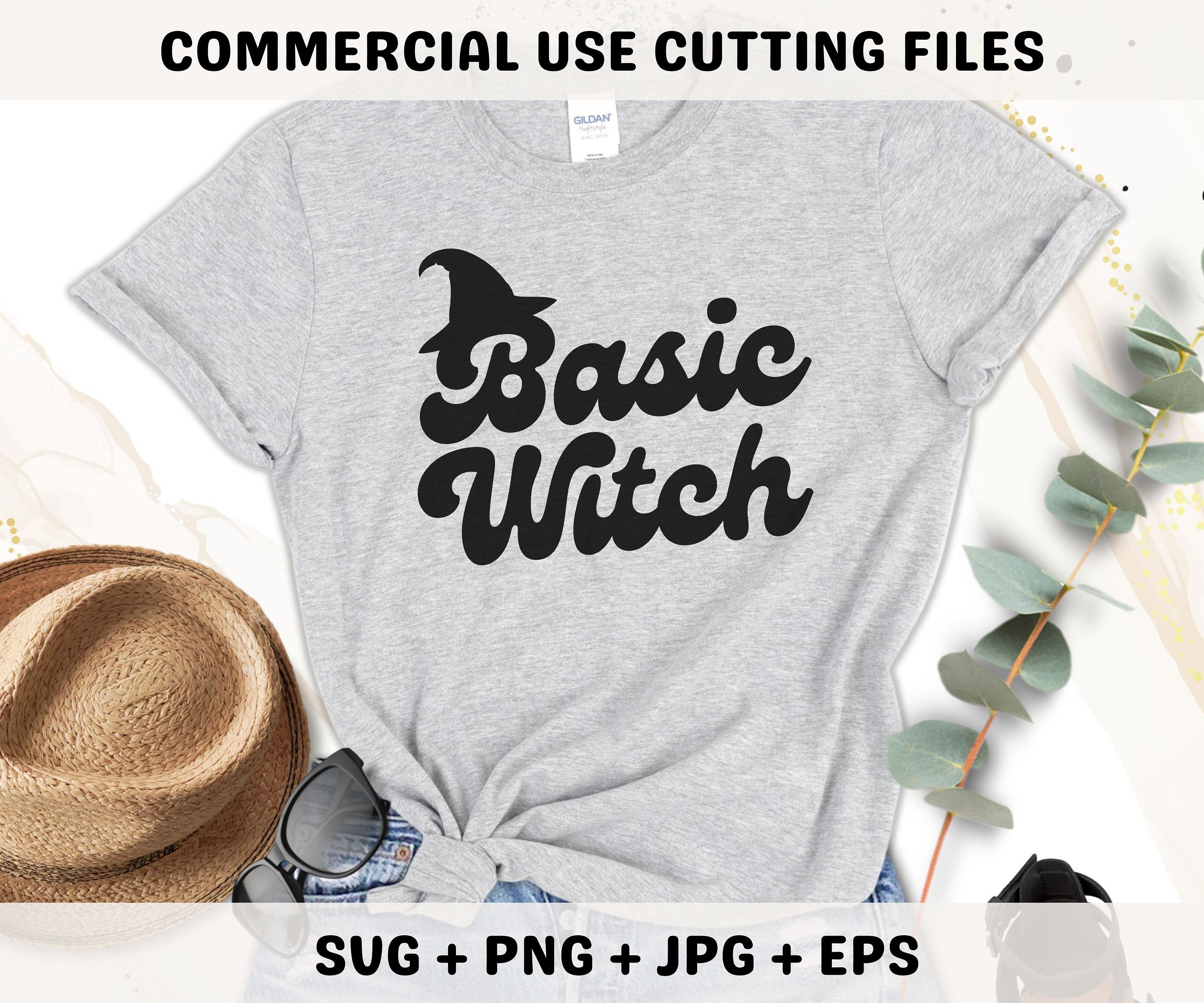 Basic Witch Svg Spooky Svg Witch SVG Witchy Svg Magic Svg Goth Svg ...