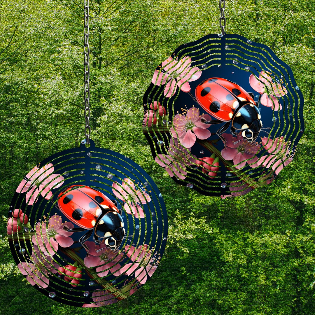 Ladybug Wind Spinner Wind Spinner Png Wind Spinner Sublimation Designs ...