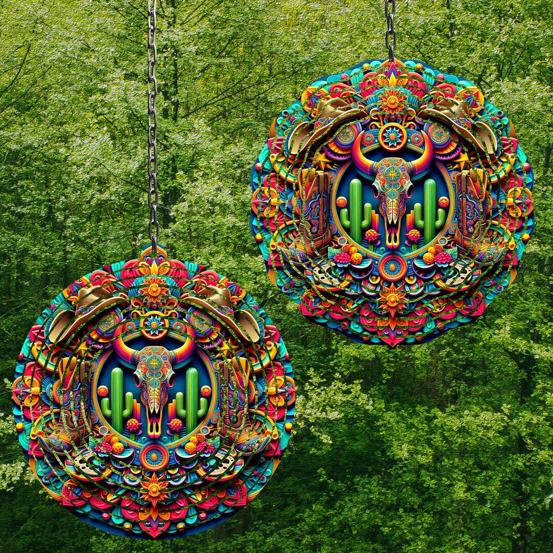 Neon Western Wind Spinner Wind Spinner Png Neon Rainbow Wind Spinner ...