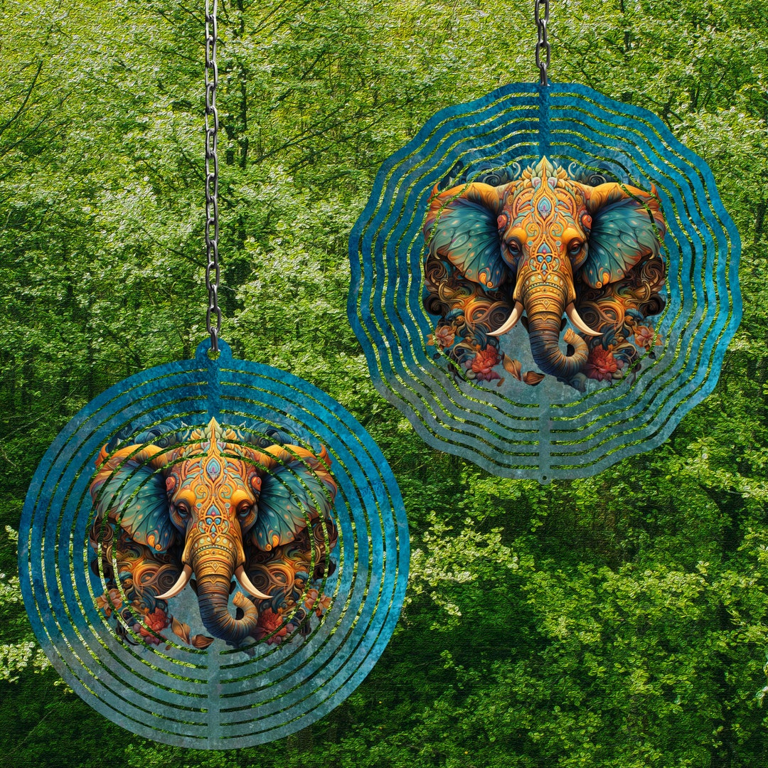 Elephant Wind Spinner Wind Spinner Png Wind Spinner Sublimation Designs ...