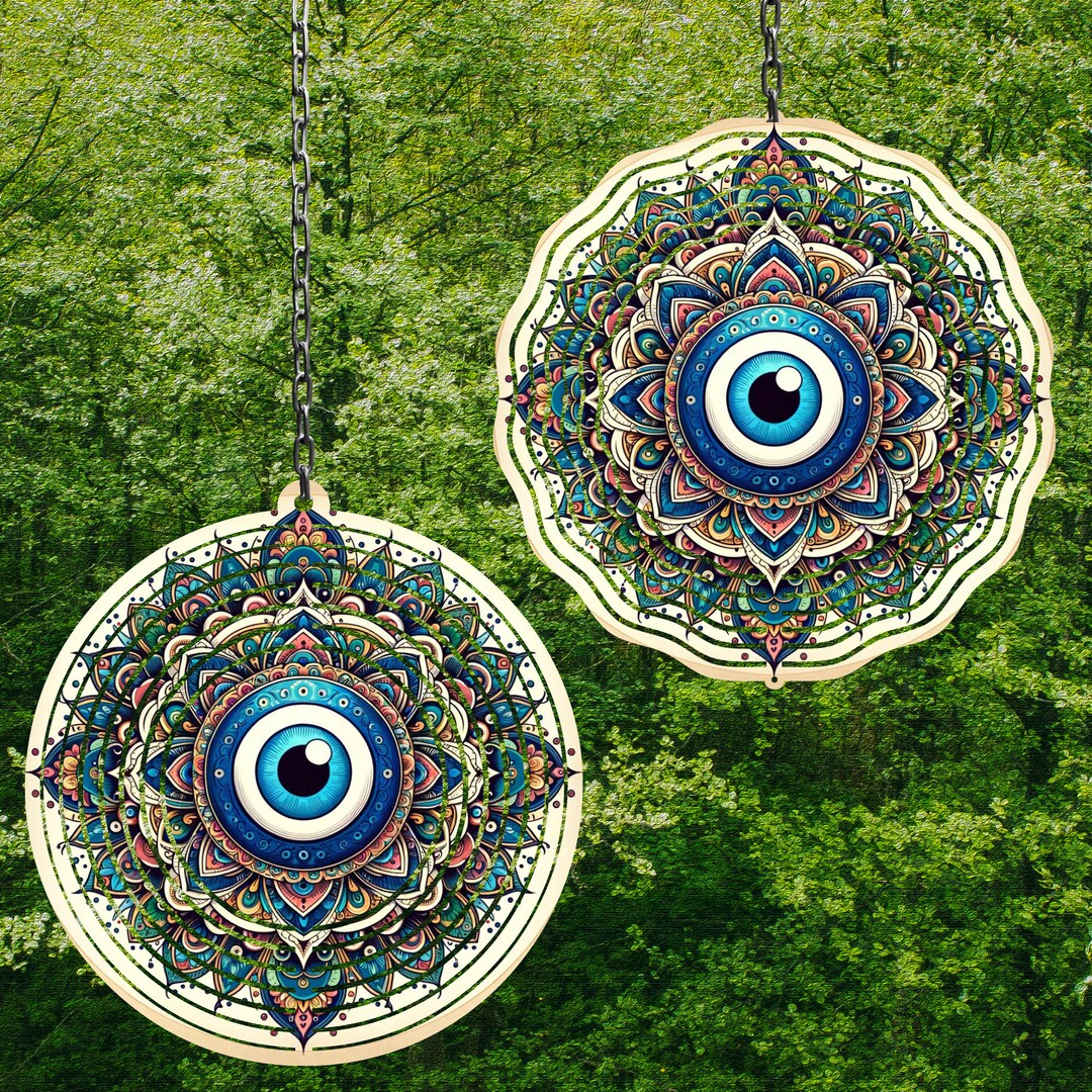 Evil Eye Amulet Wind Spinner Evil Eye Wind Spinner Png Wind Spinner ...