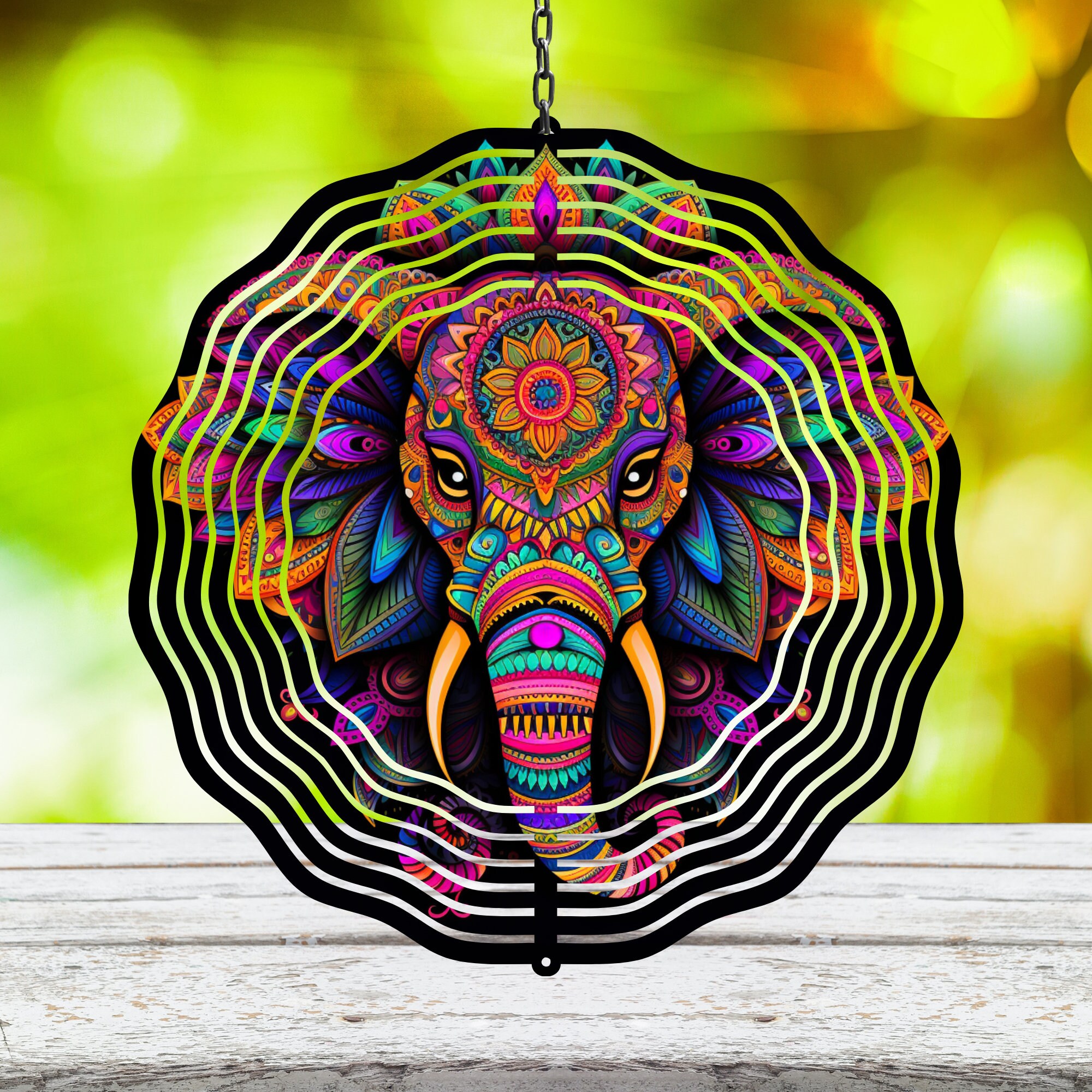 Elephant Wind Spinner Wind Spinner Png Wind Spinner - Etsy