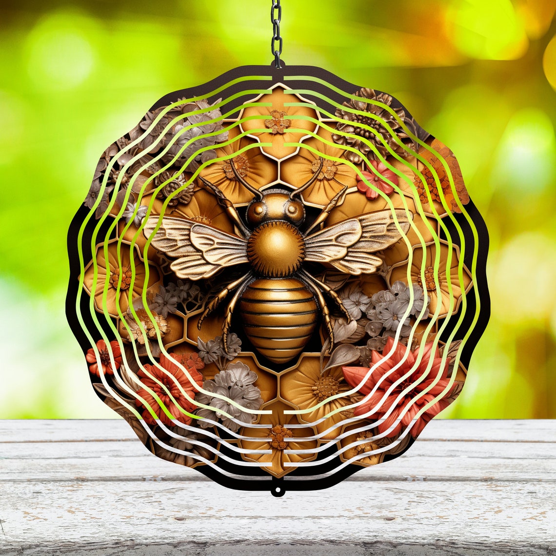 Bee Wind Spinner Wind Spinner Png Wind Spinner Sublimation Designs Wind ...