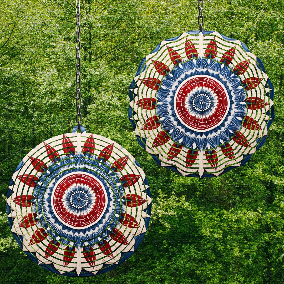 4th of July Wind Spinner Wind Spinner Png Wind Spinner Sublimation ...