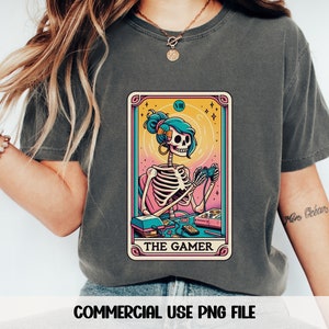 The Gamer Tarot Card PNG Mystical Png Tarot Card Png Skeleton ...