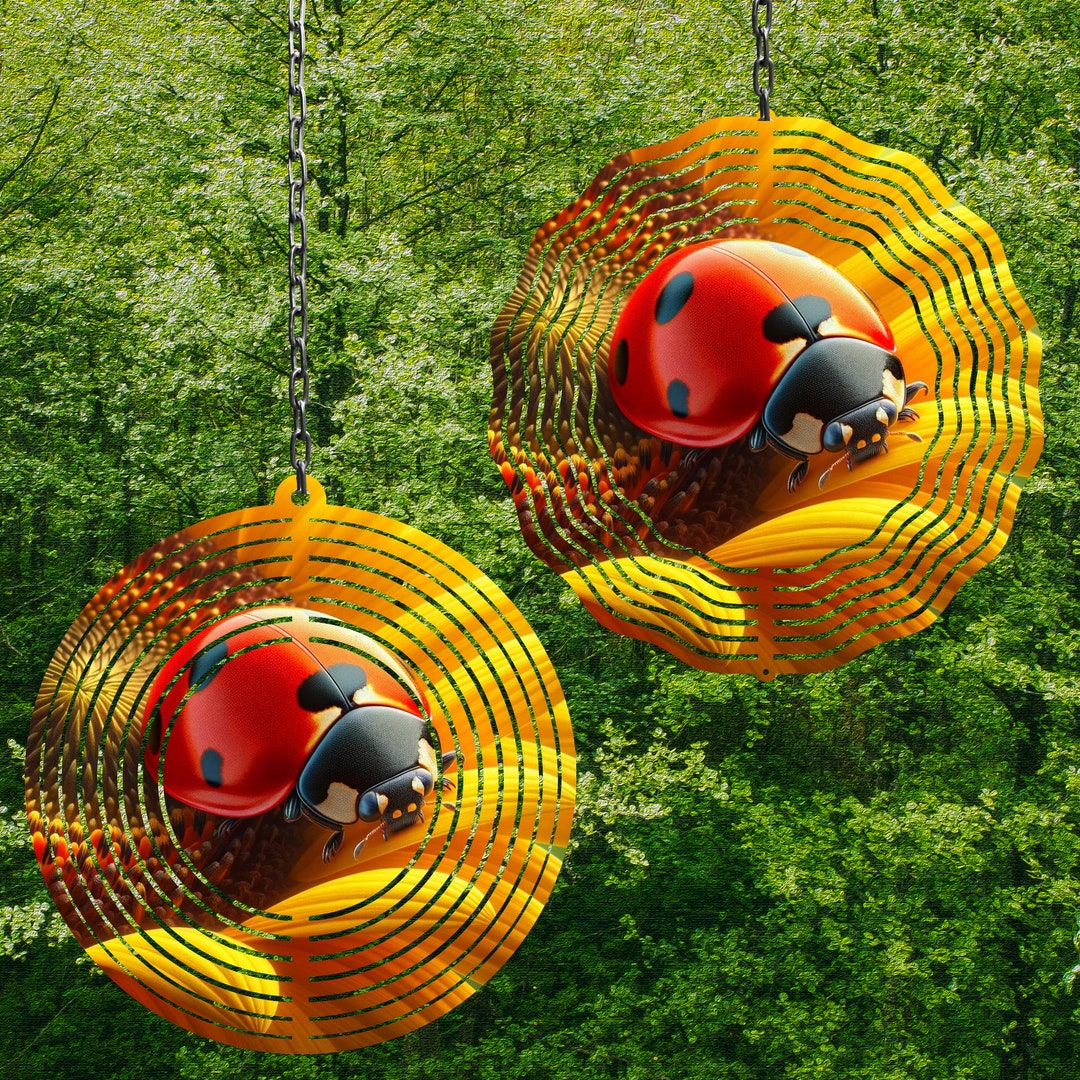Ladybug Wind Spinner Wind Spinner Png Wind Spinner Sublimation Designs ...