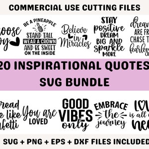 Inspirational Svg Bundle Motivational Quotes Svg Bundle Inspirational ...