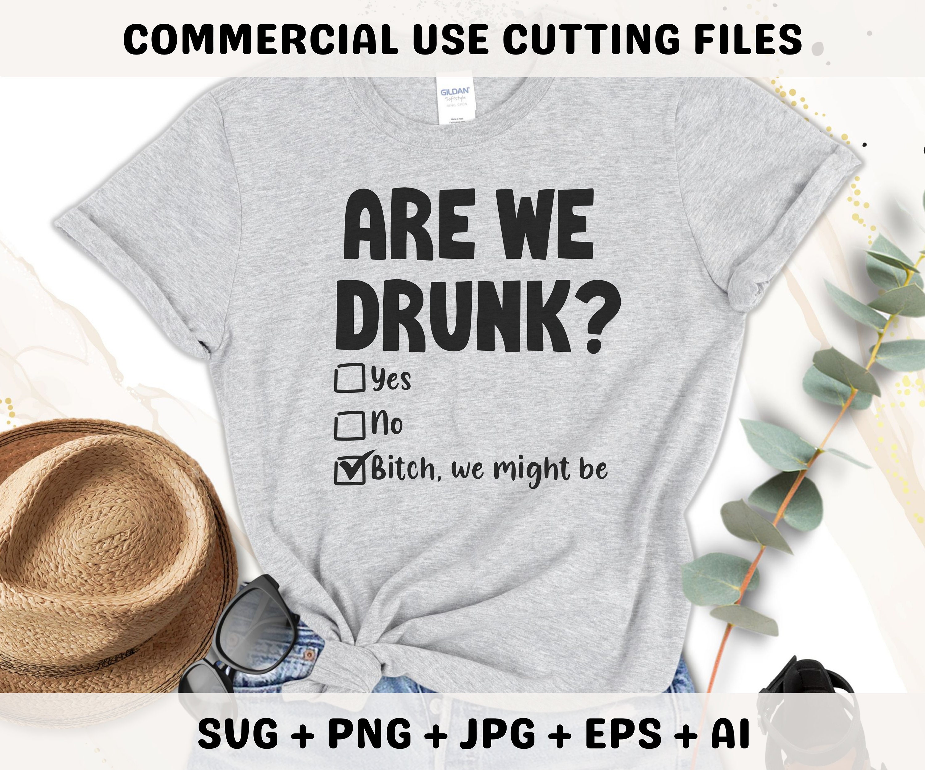 Are We Drunk SVG Bachelorette Svg Girls Weekend Svg Silhouette - Etsy