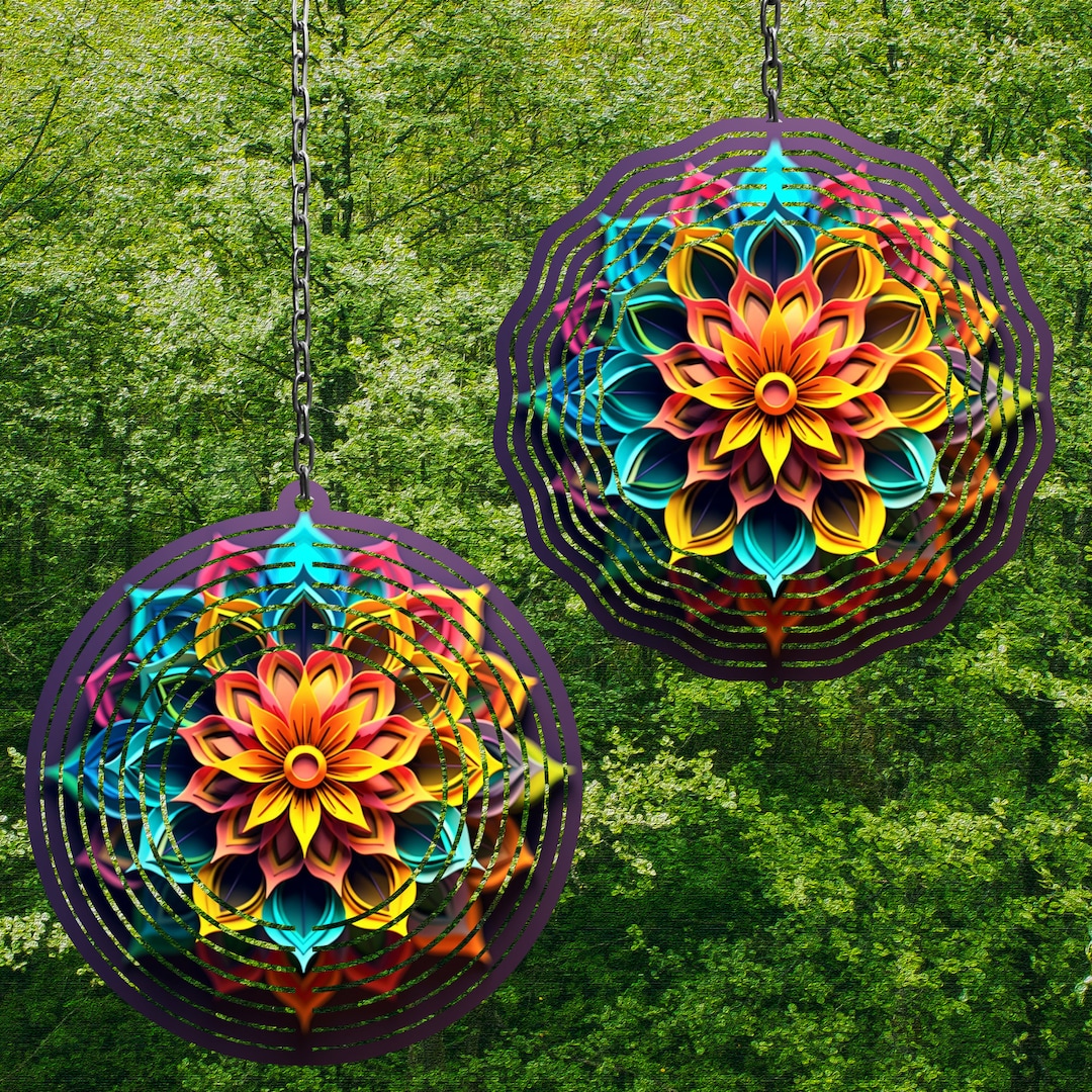 Mandala Wind Spinner Wind Spinner Png Wind Spinner Sublimation Designs ...