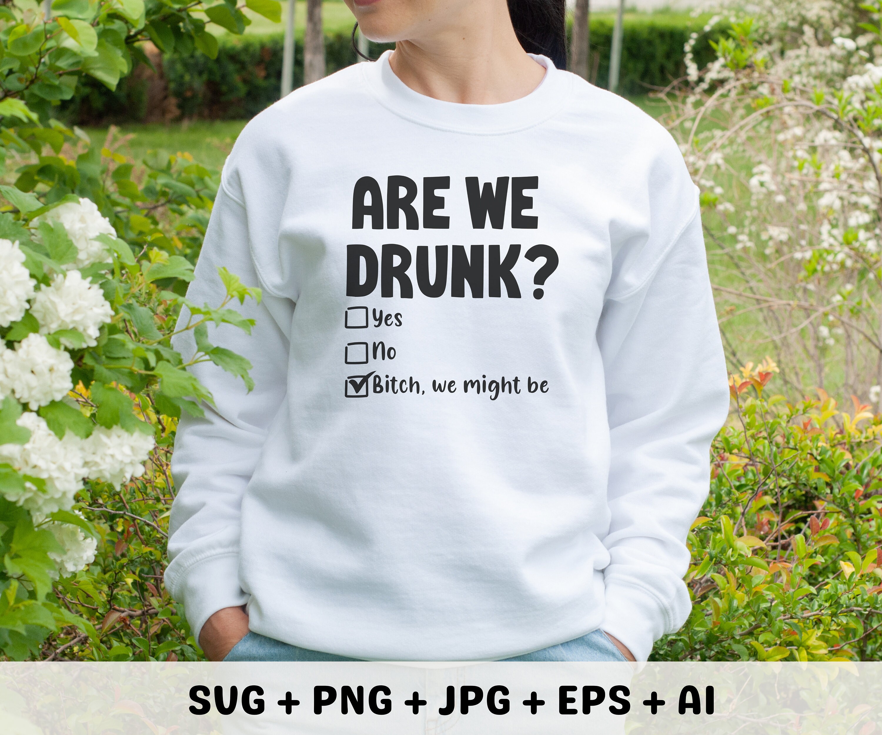 Are We Drunk SVG Bachelorette Svg Girls Weekend Svg Silhouette - Etsy