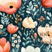 Summer Flower Digital Paper Seamless Watercolor Flower Backgrounds 12 ...