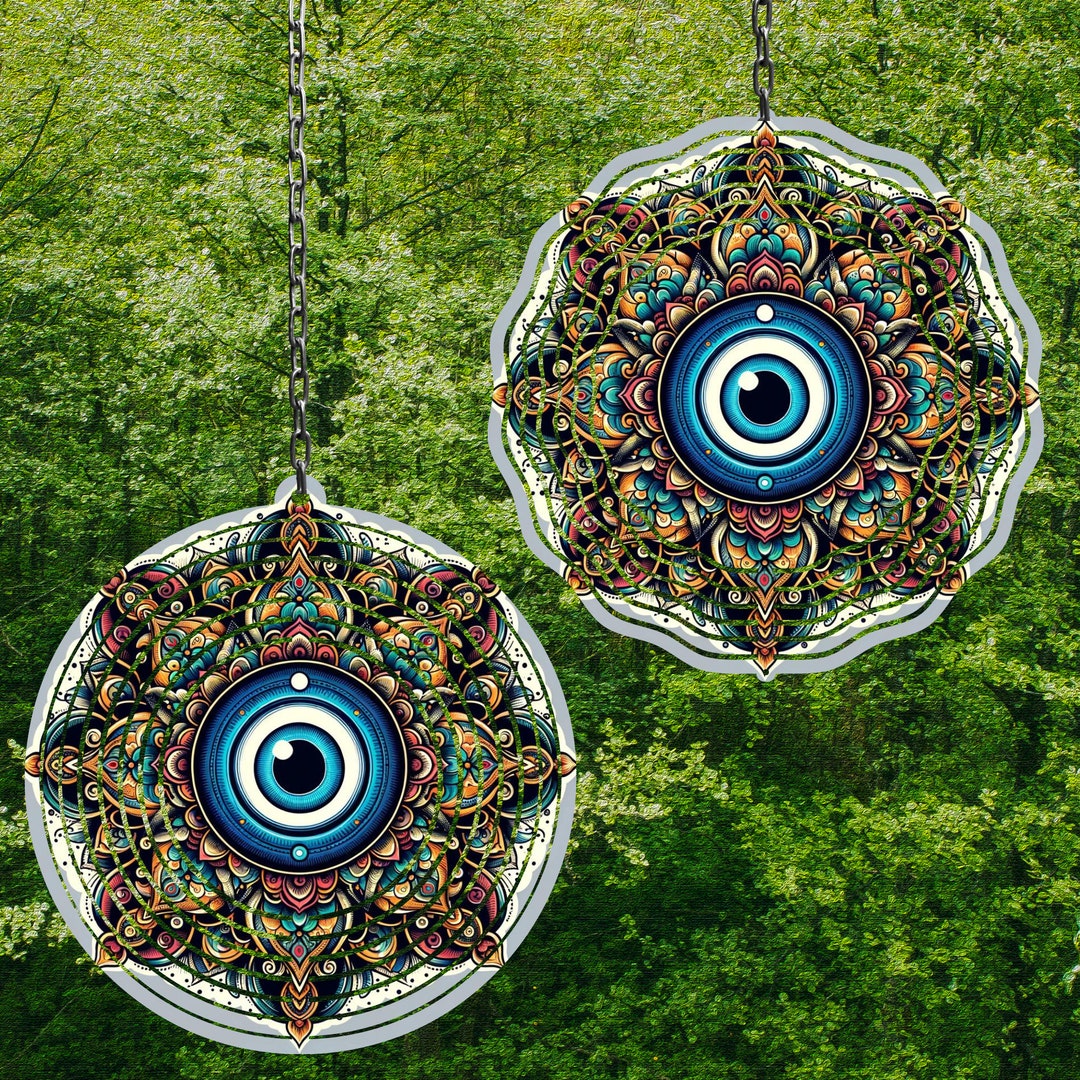 Evil Eye Wind Spinner Evil Eye Amulet Wind Spinner Png Wind Spinner ...