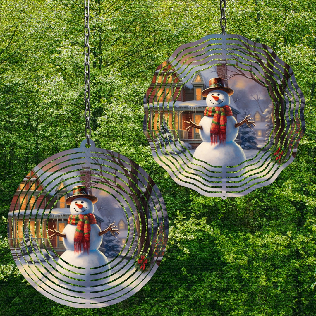 Snowman Wind Spinner Wind Spinner Png Wind Spinner Sublimation Designs ...