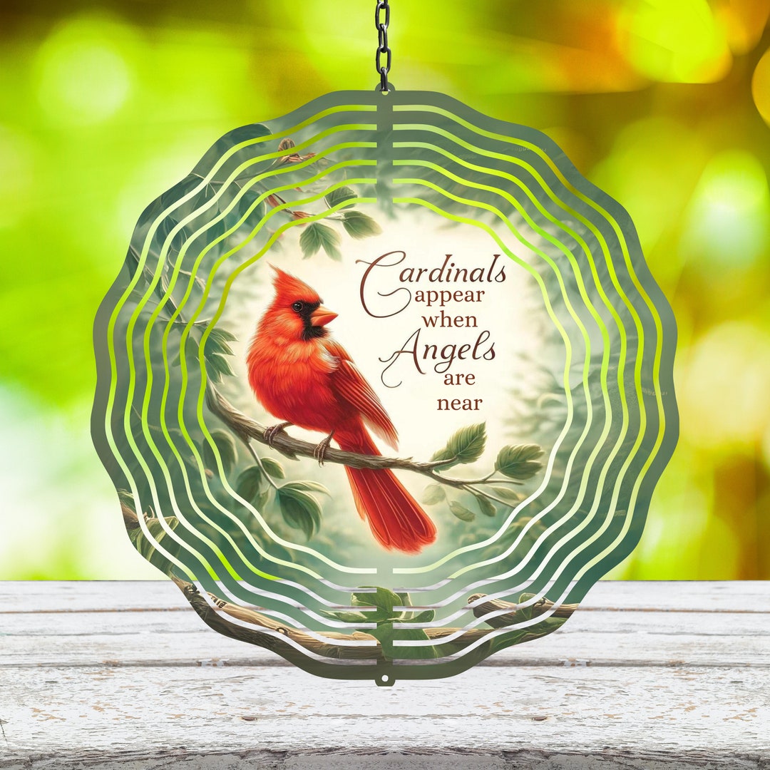 Cardinals Appear When Angels Are Near Cardinal Wind Spinner Wind ...