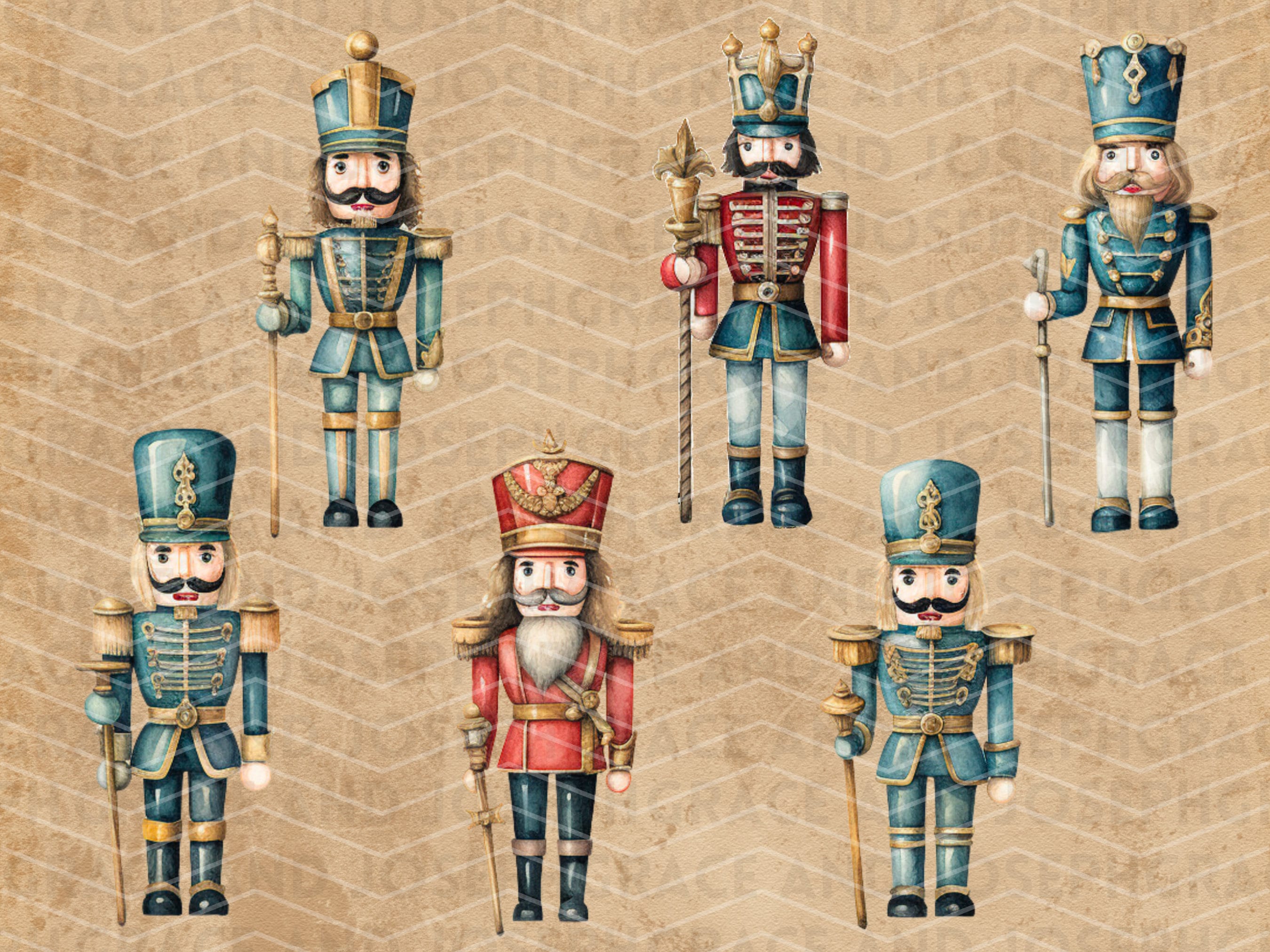 Nutcracker Clipart Royal Nutcracker Clipart Christmas Clipart - Etsy