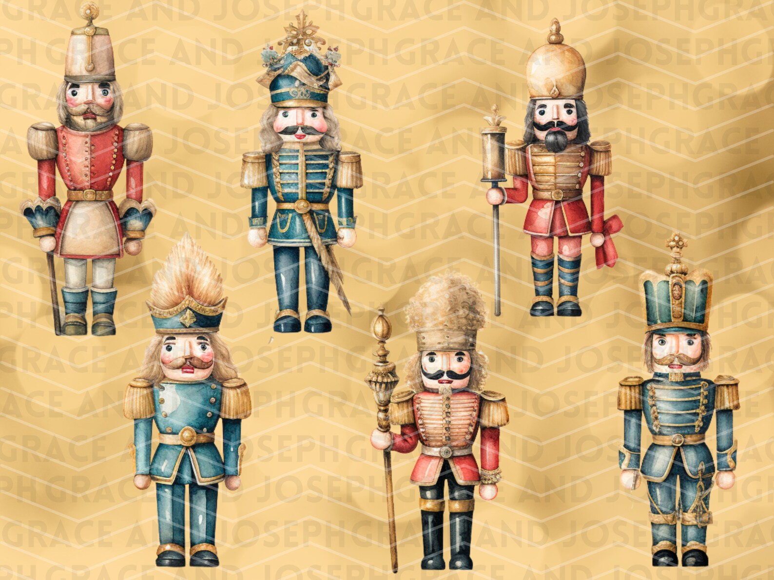 Nutcracker Clipart Royal Nutcracker Clipart Christmas Clipart - Etsy