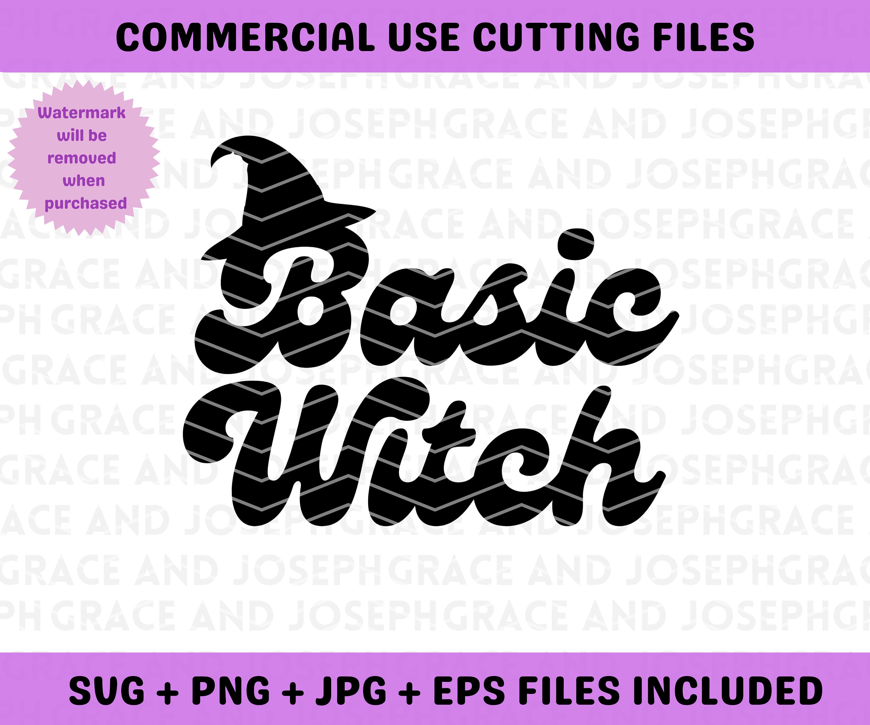 Basic Witch Svg Spooky Svg Witch SVG Witchy Svg Magic Svg Goth Svg ...