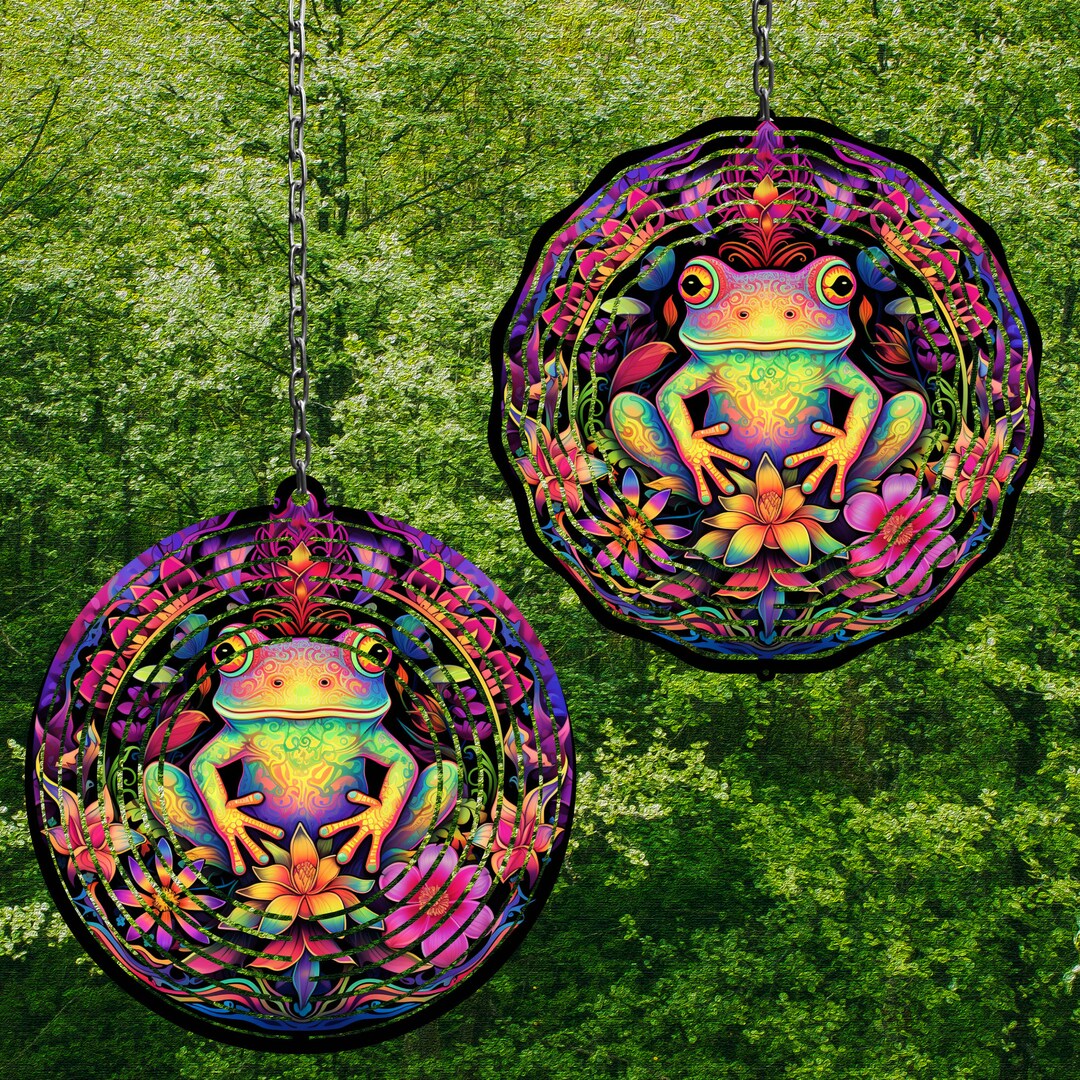 Frog Wind Spinner Wind Spinner Png Wind Spinner Sublimation Designs ...