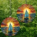 Sailboat Wind Spinner Stained Glass Sublimation Design Wind Spinner ...