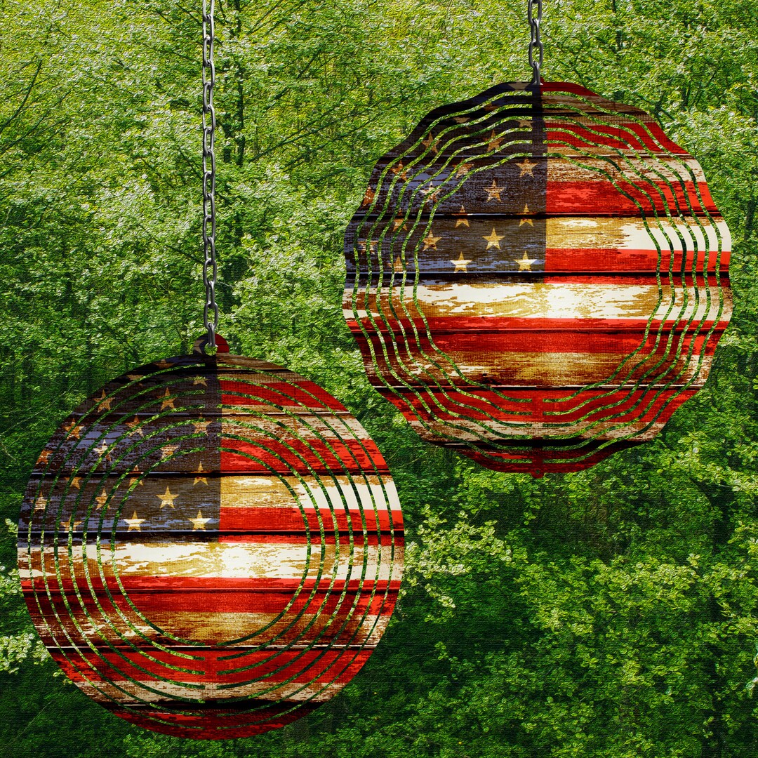 American Flag Wind Spinner Wind Spinner Png Wind Spinner Sublimation ...