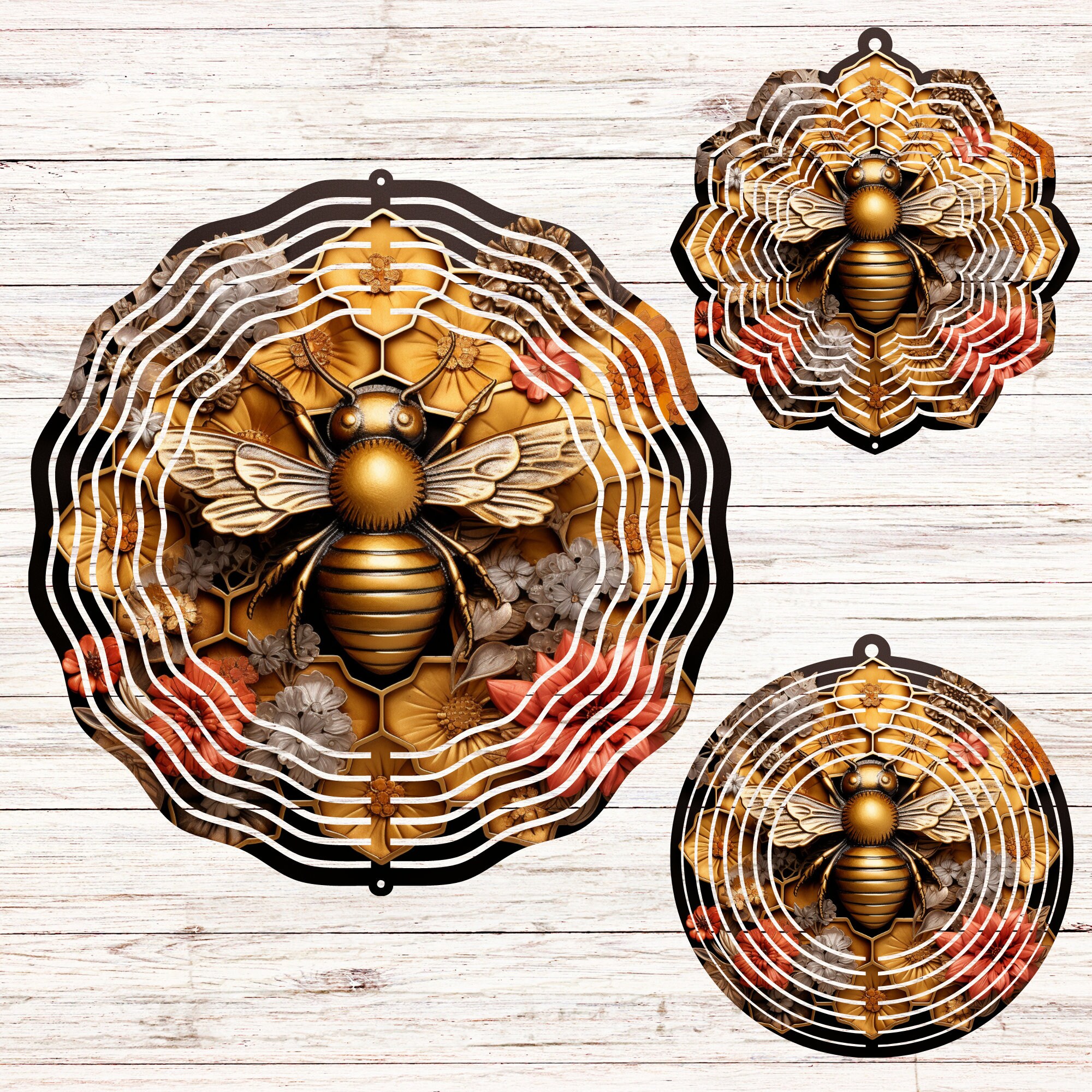 Bee Wind Spinner Wind Spinner Png Wind Spinner Sublimation Designs Wind ...