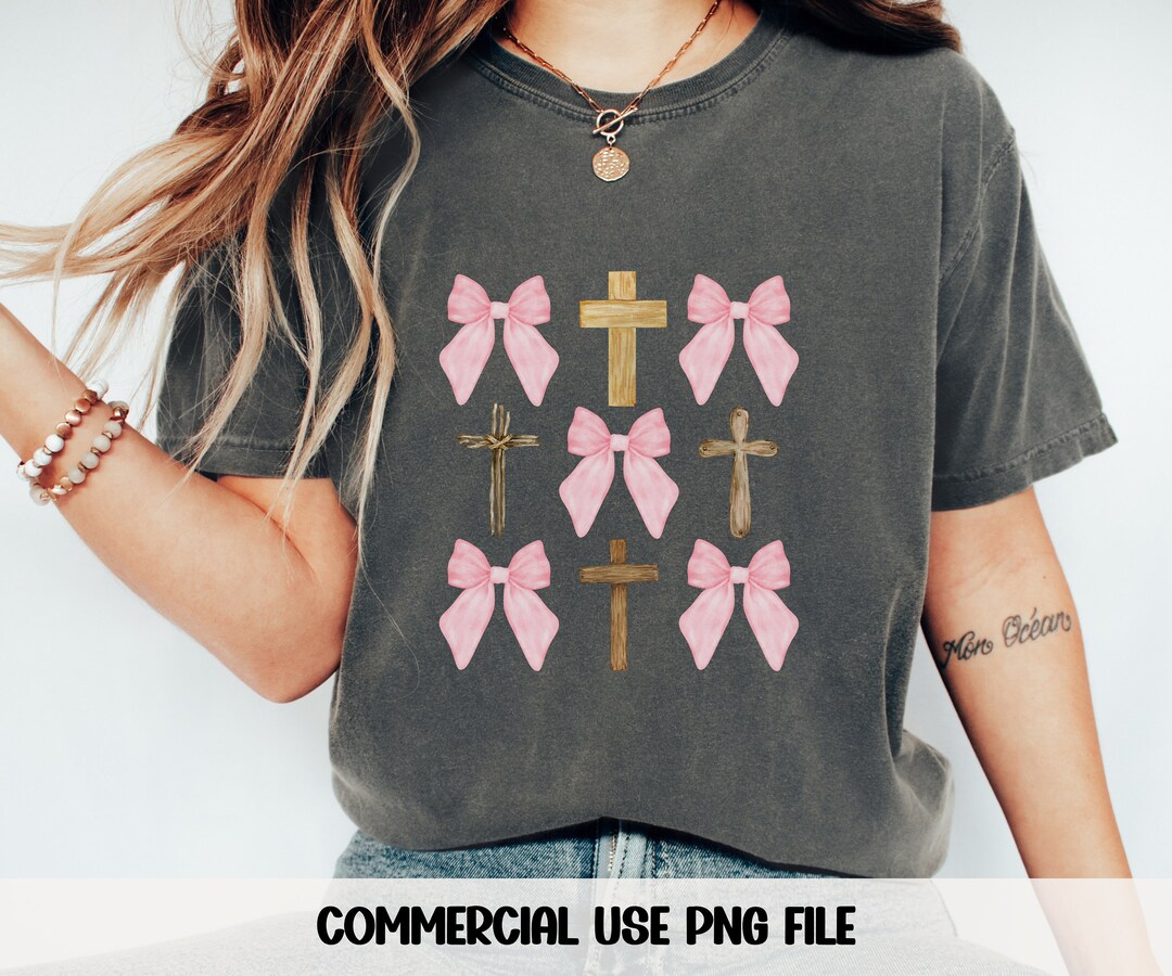 Coquette Cross PNG Christian Mama PNG Coquette Shirt Digital Download ...