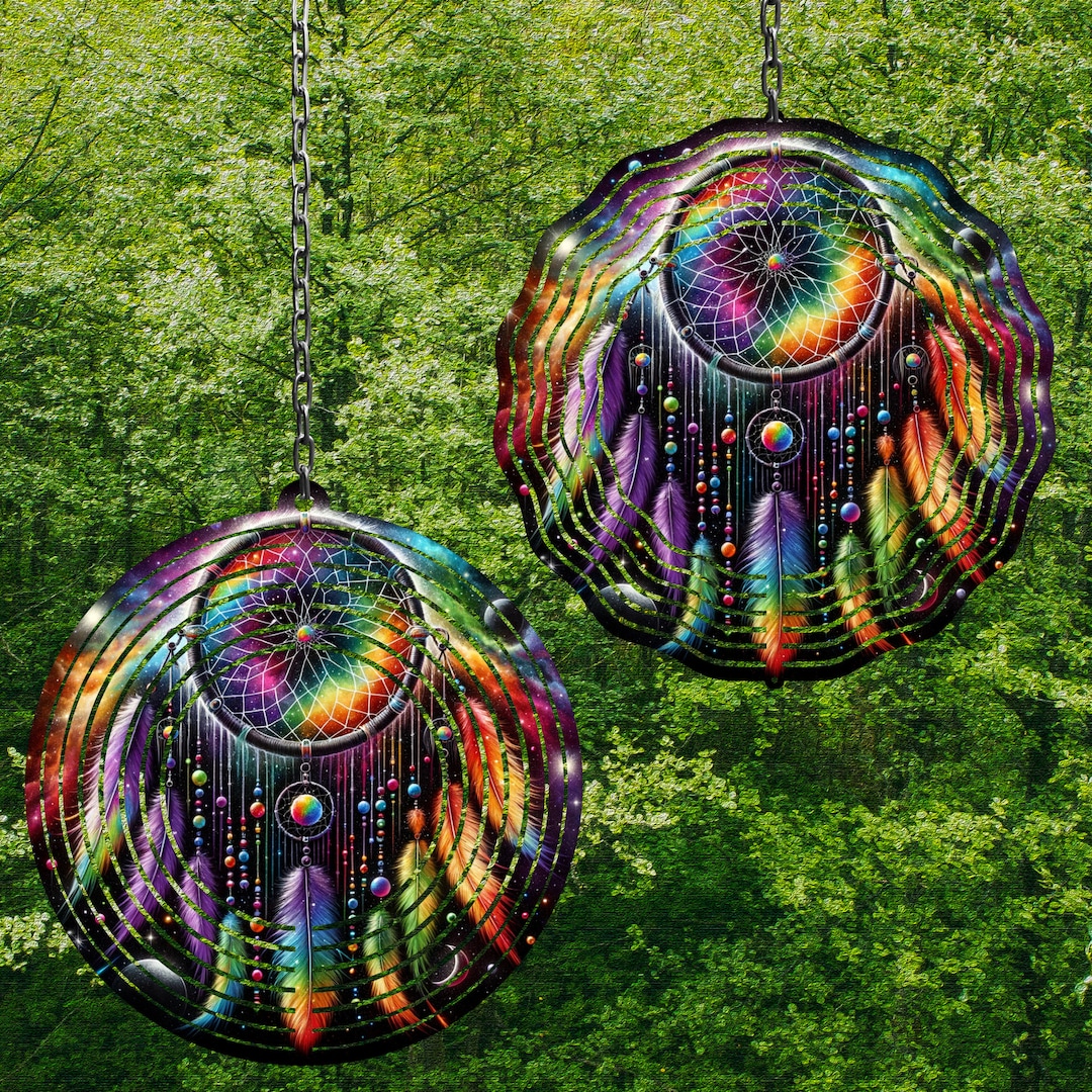Celestial Dream Catcher Wind Spinner Png 3 Sizes Wind Spinner ...