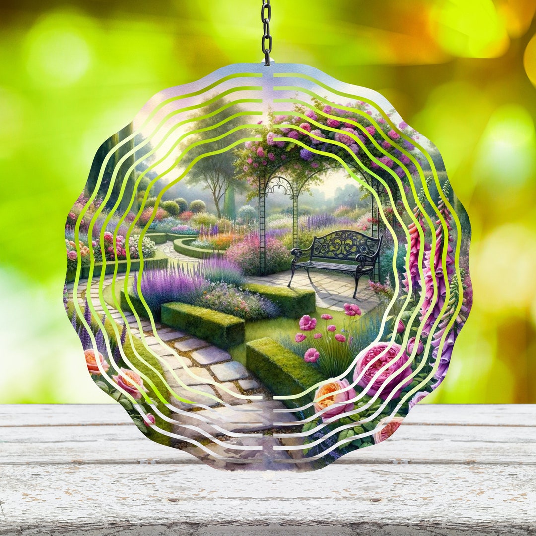 English Garden Wind Spinner Wind Spinner Png Wind Spinner Sublimation ...