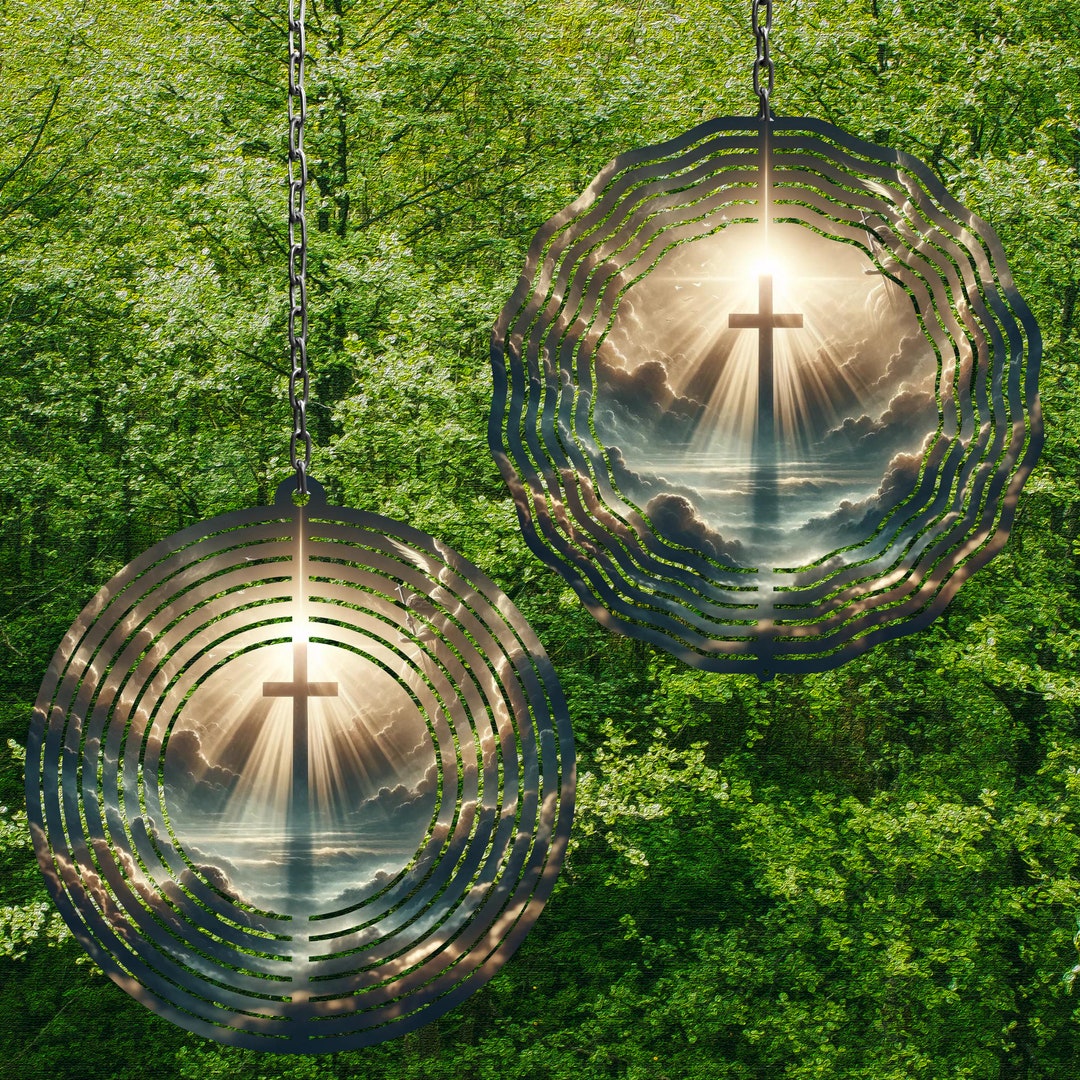 Heavenly Cross Wind Spinner Wind Spinner Png Wind Spinner Sublimation ...