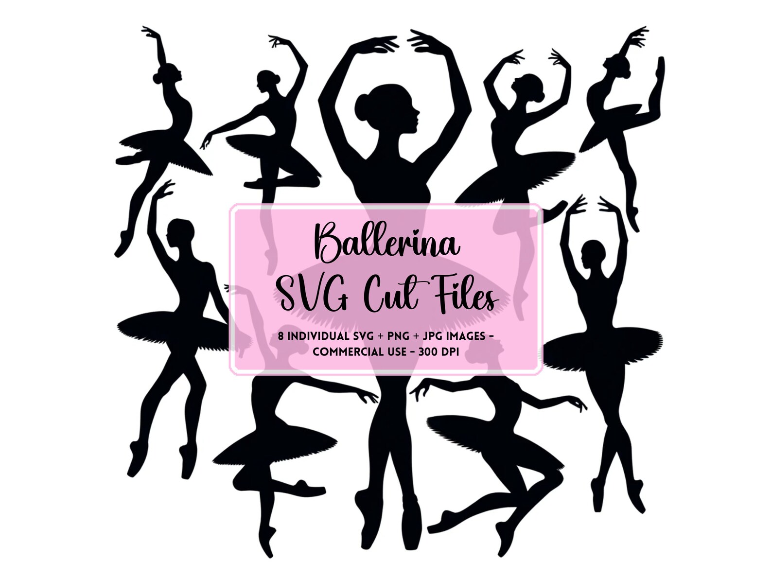 Ballerina Svg Bundle Ballerina SVG Ballet Dancer SVG Ballerina Art ...