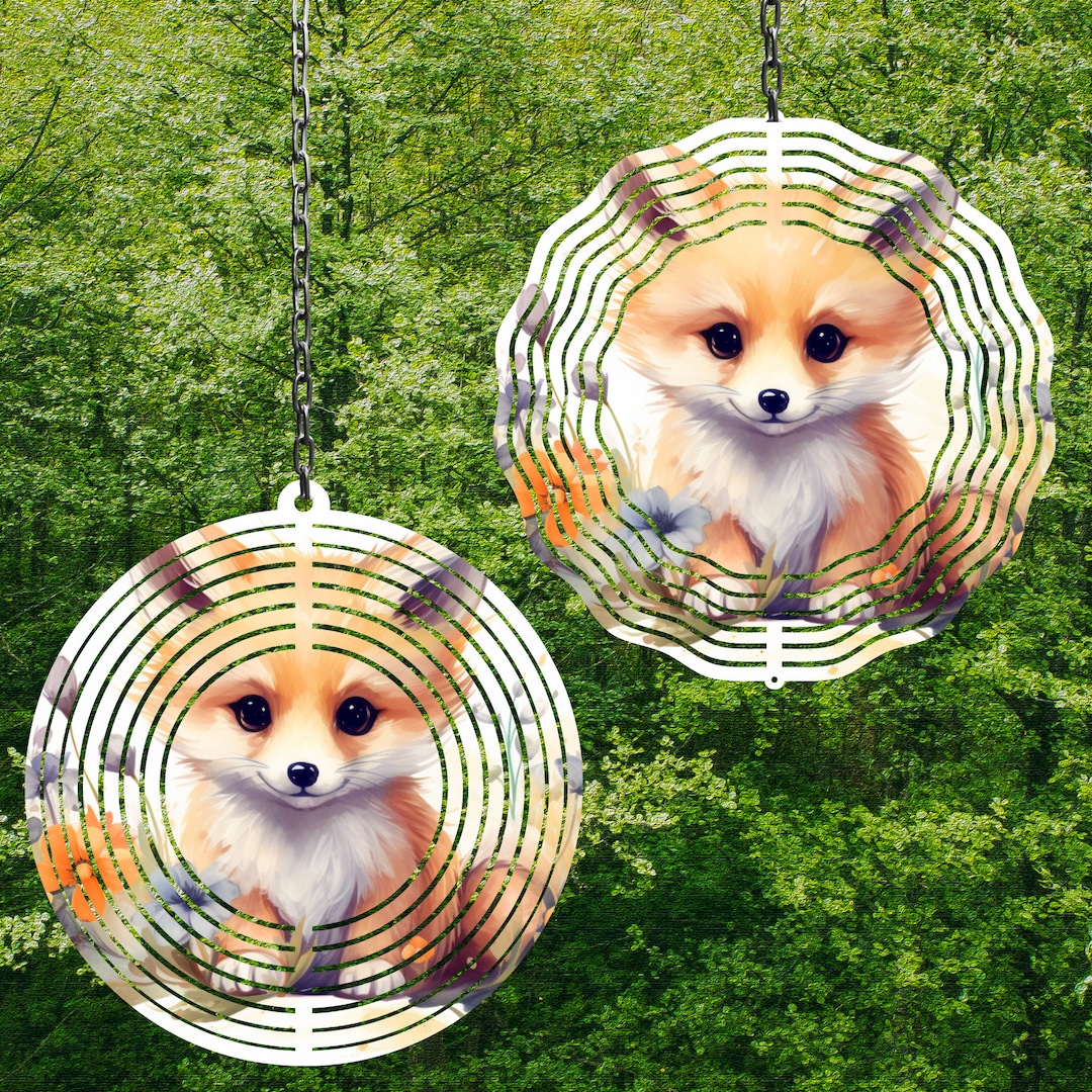 Baby Fox Wind Spinner Wind Spinner Png Wind Spinner Sublimation Designs ...