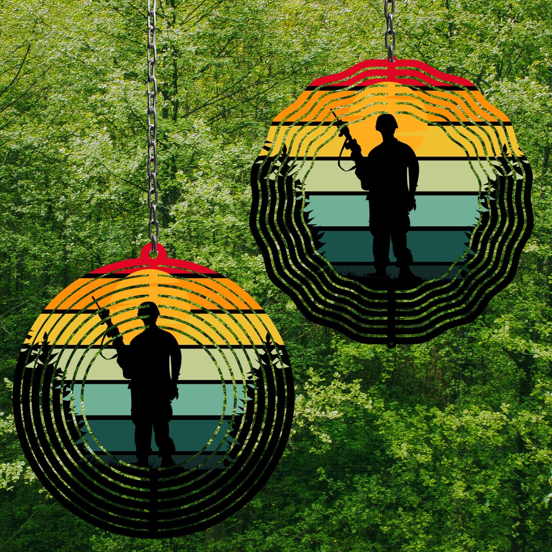 Army Wind Spinner Retro Wind Spinner Png Wind Spinner Sublimation ...