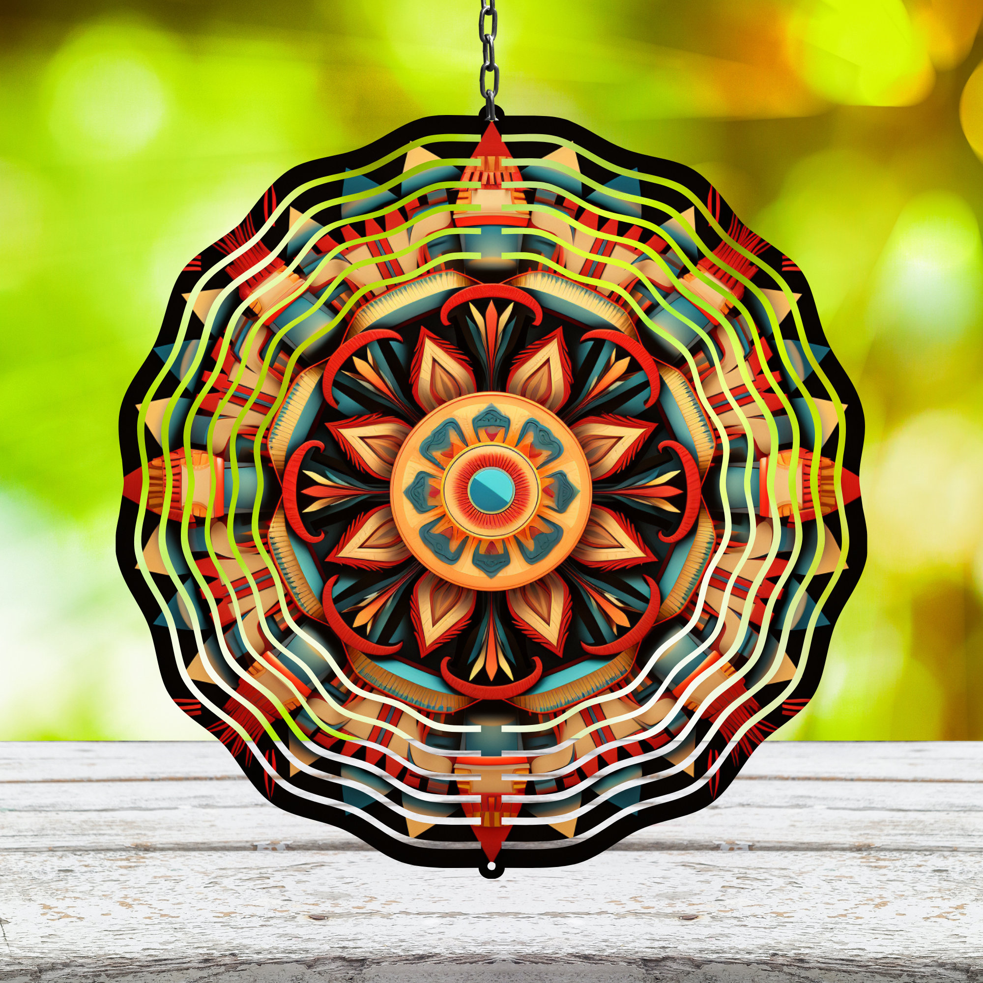 Southwest Wind Spinner Wind Spinner Png Wind Spinner Sublimation ...
