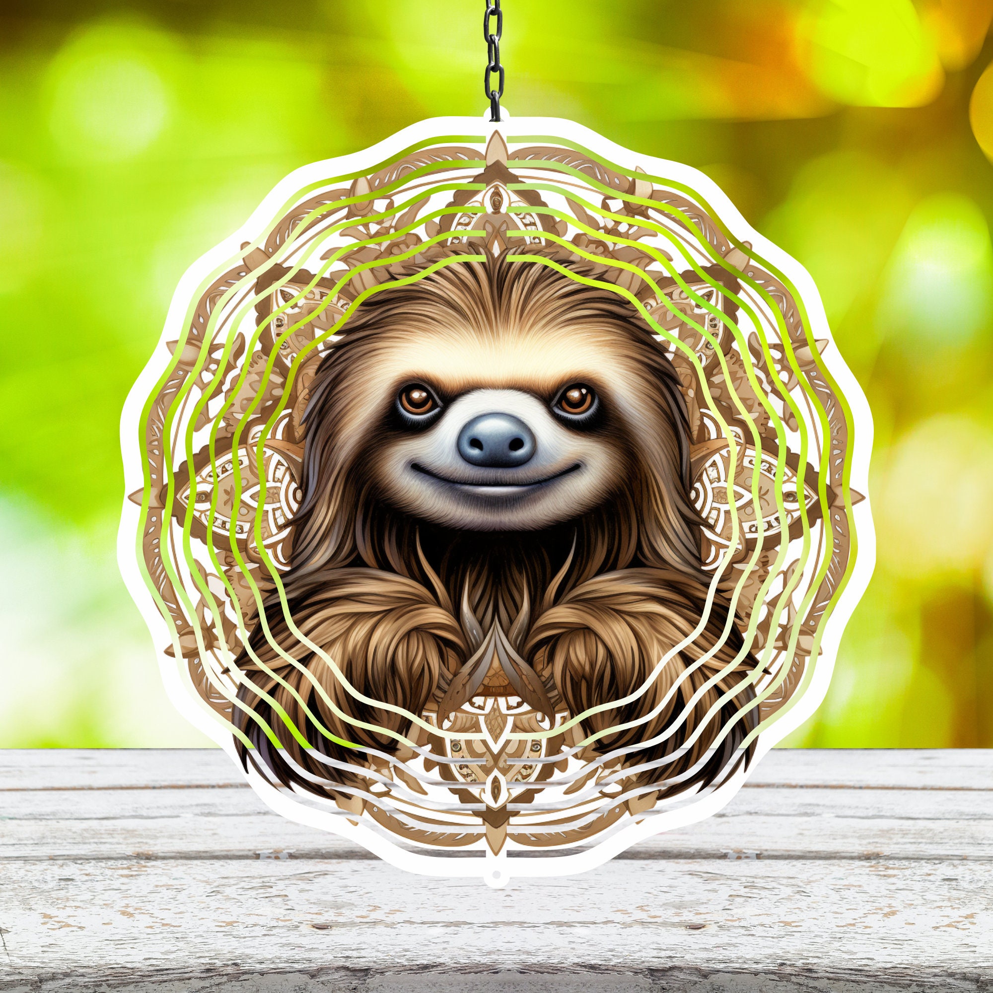 Sloth Wind Spinner Wind Spinner Png Wind Spinner Sublimation - Etsy