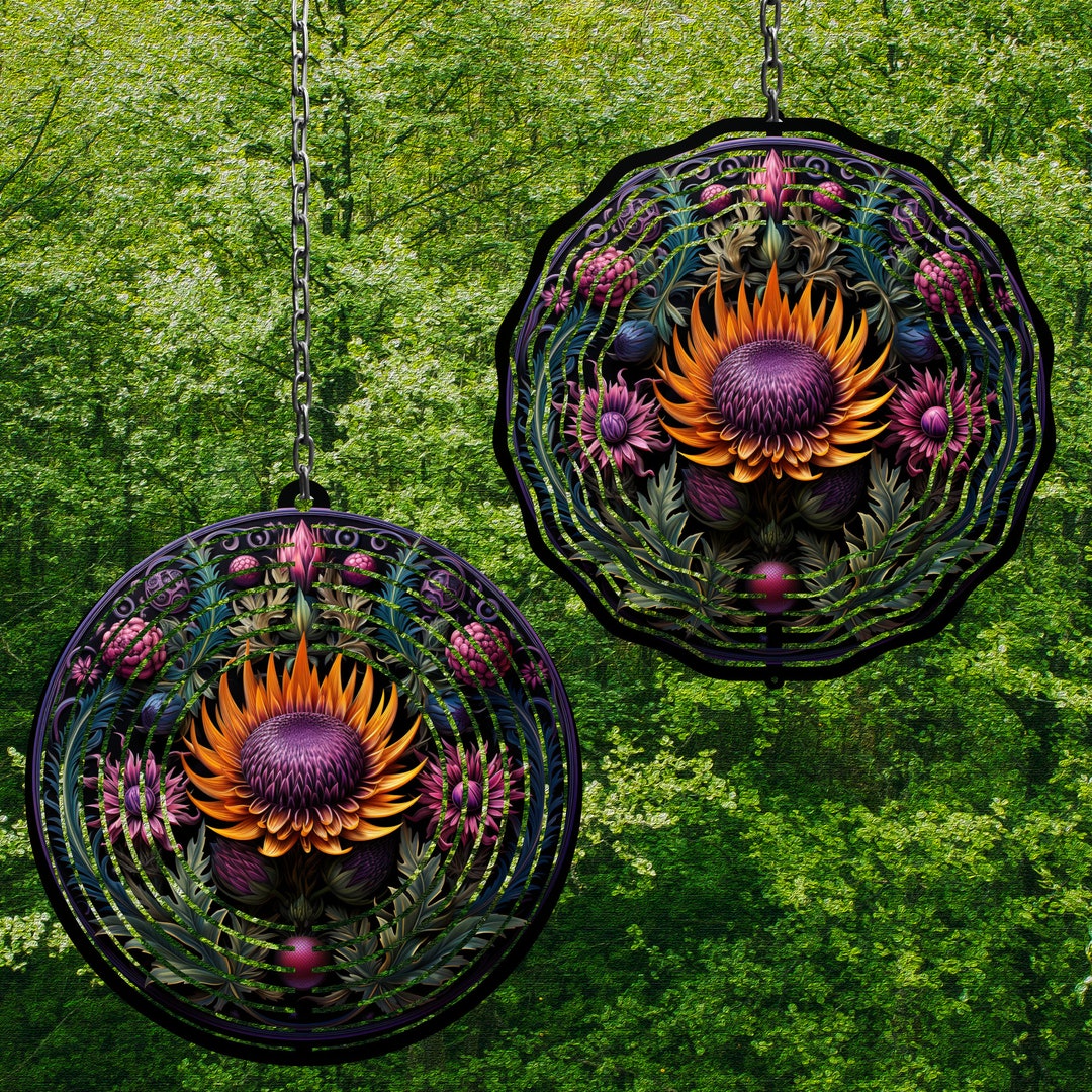 Thistle Wind Spinner Wind Spinner Png Wind Spinner Sublimation Designs ...